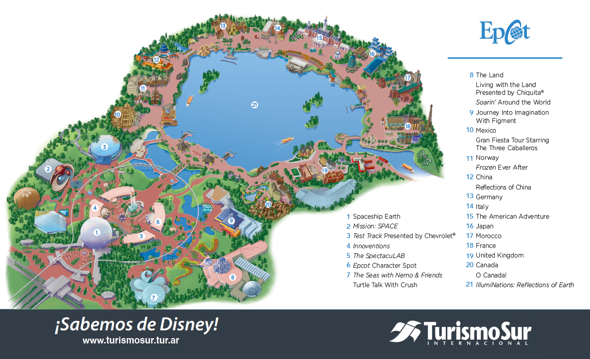 Parque Epcot, Turismo Sur Internacional