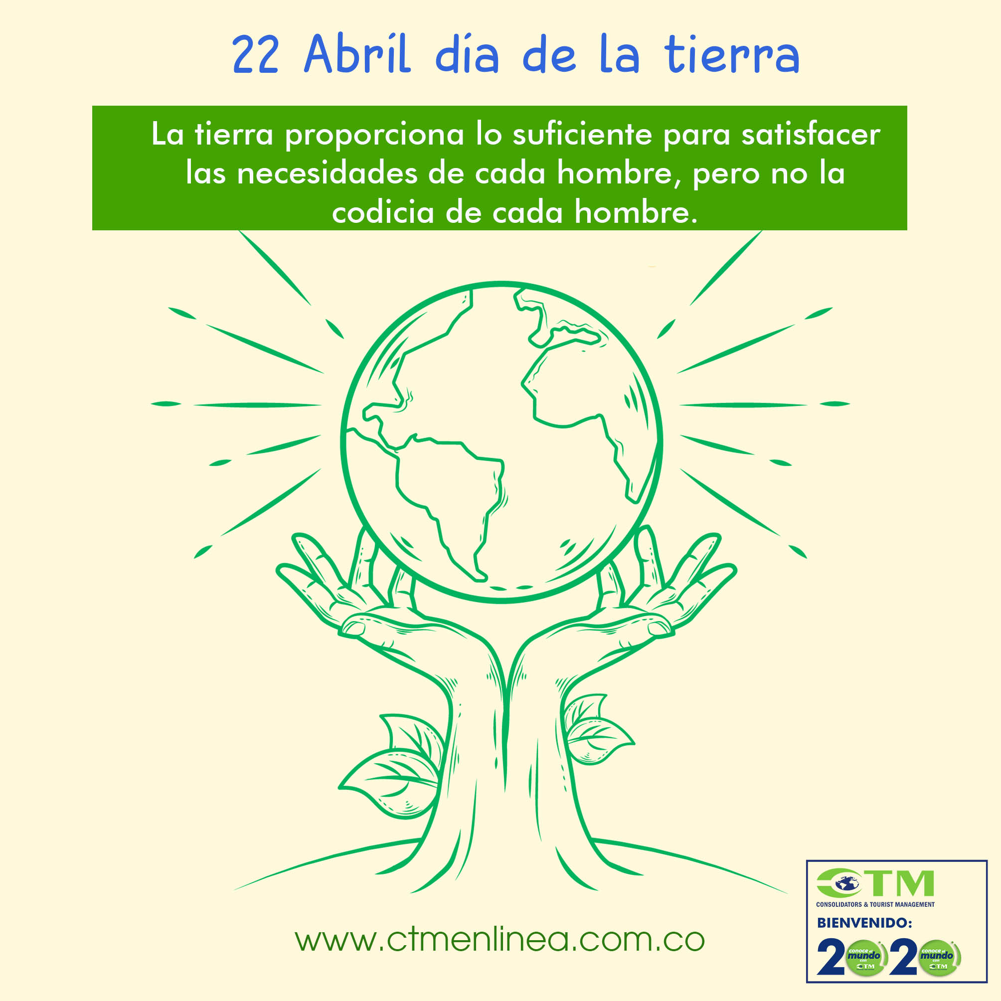 22 abríl 2020 día internacional de la tierra - Cuidemos nuestro planeta ...
