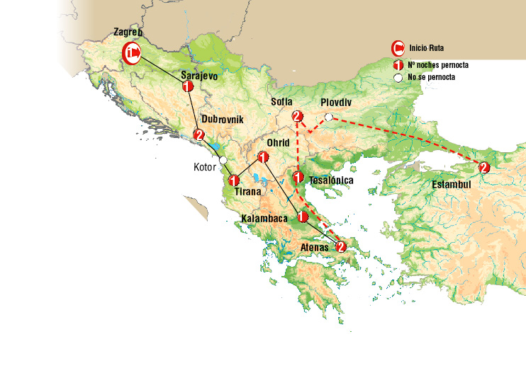 Balcanes - PJR International Travel