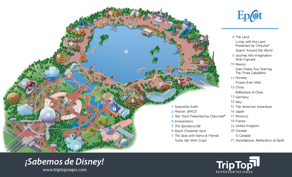 Parque Epcot - Trip Trop Representaciones